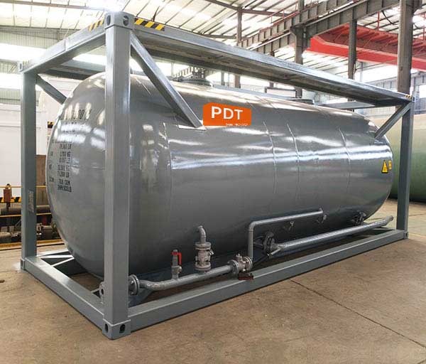 20FT 23,000L Cement ISO Container Tank For Powder – pdt-tank.com