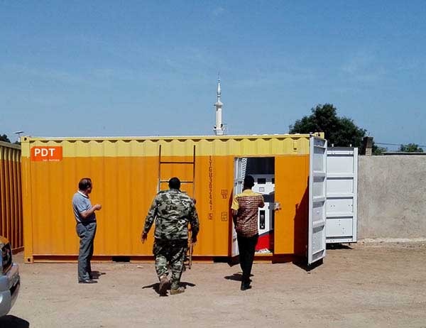 20FT 20KL Container Mobile Fuel Station For Diesel or Petrol Filling ...