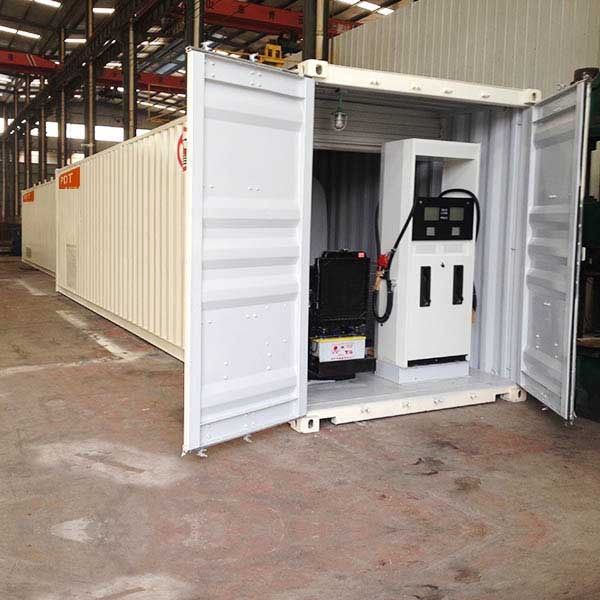 20FT 20KL Container Mobile Fuel Station For Diesel or Petrol Filling ...